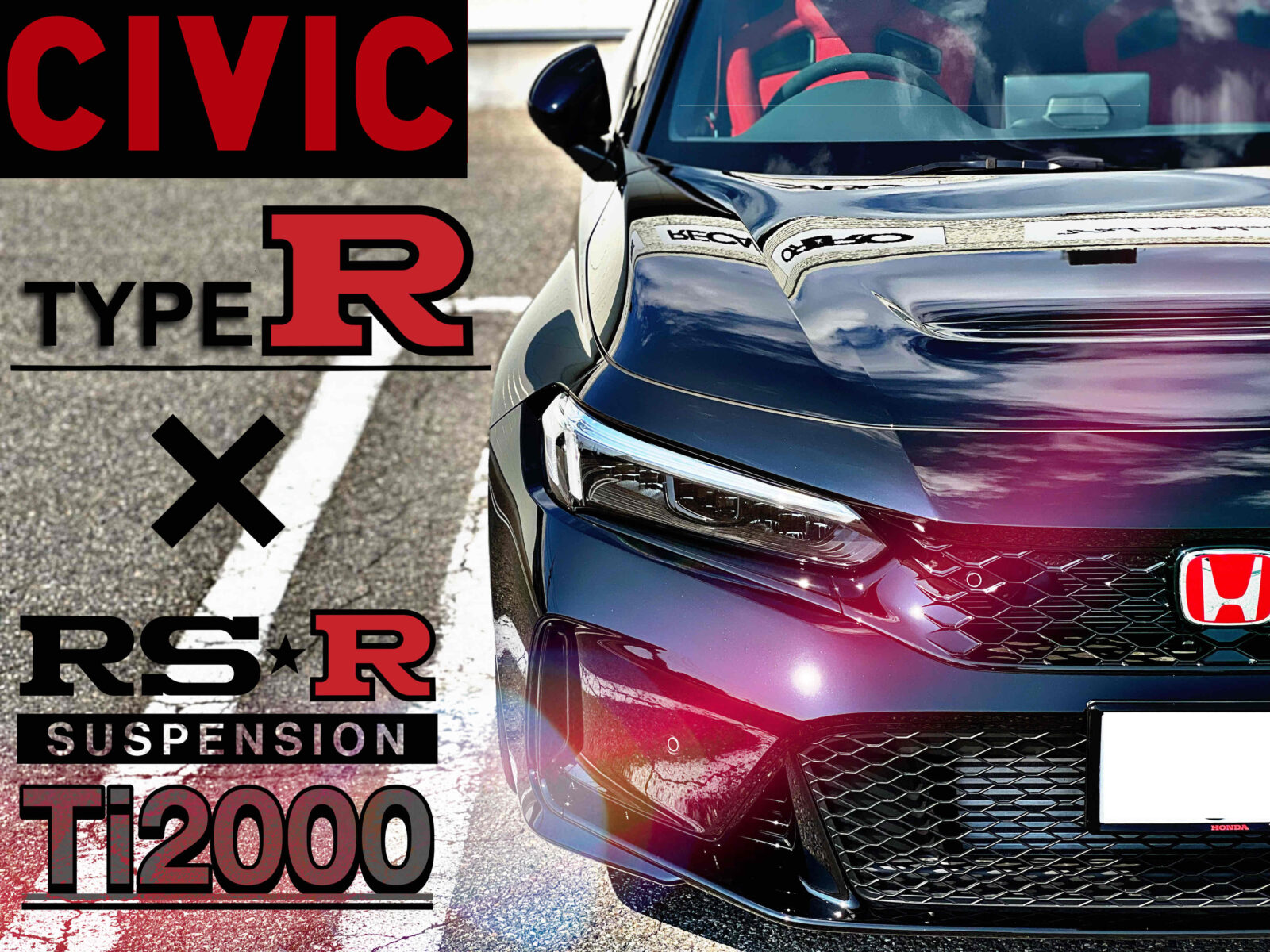 ホンダ 新型シビック タイプRにRSR Ti2000装着‼ ｜カルバン 小松店ブログ｜カルバン