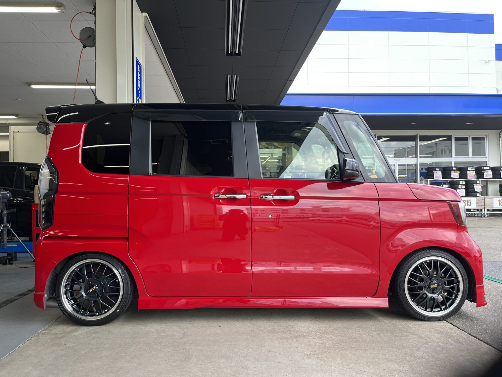 N-BOX BBS RG-F 16インチ 取付｜カルバン 野々市本店ブログ｜カルバン