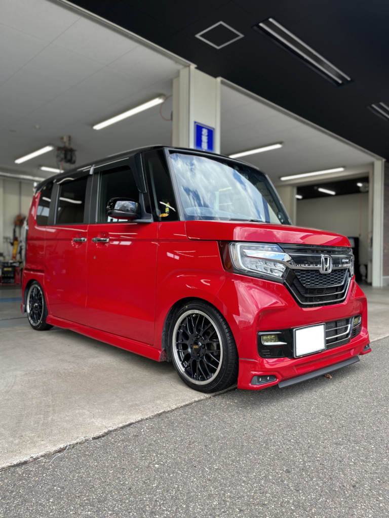 N-BOX BBS RG-F 16インチ 取付｜カルバン 野々市本店ブログ｜カルバン
