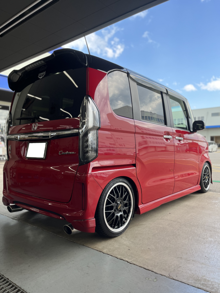 N-BOX BBS RG-F 16インチ 取付｜カルバン 野々市本店ブログ｜カルバン
