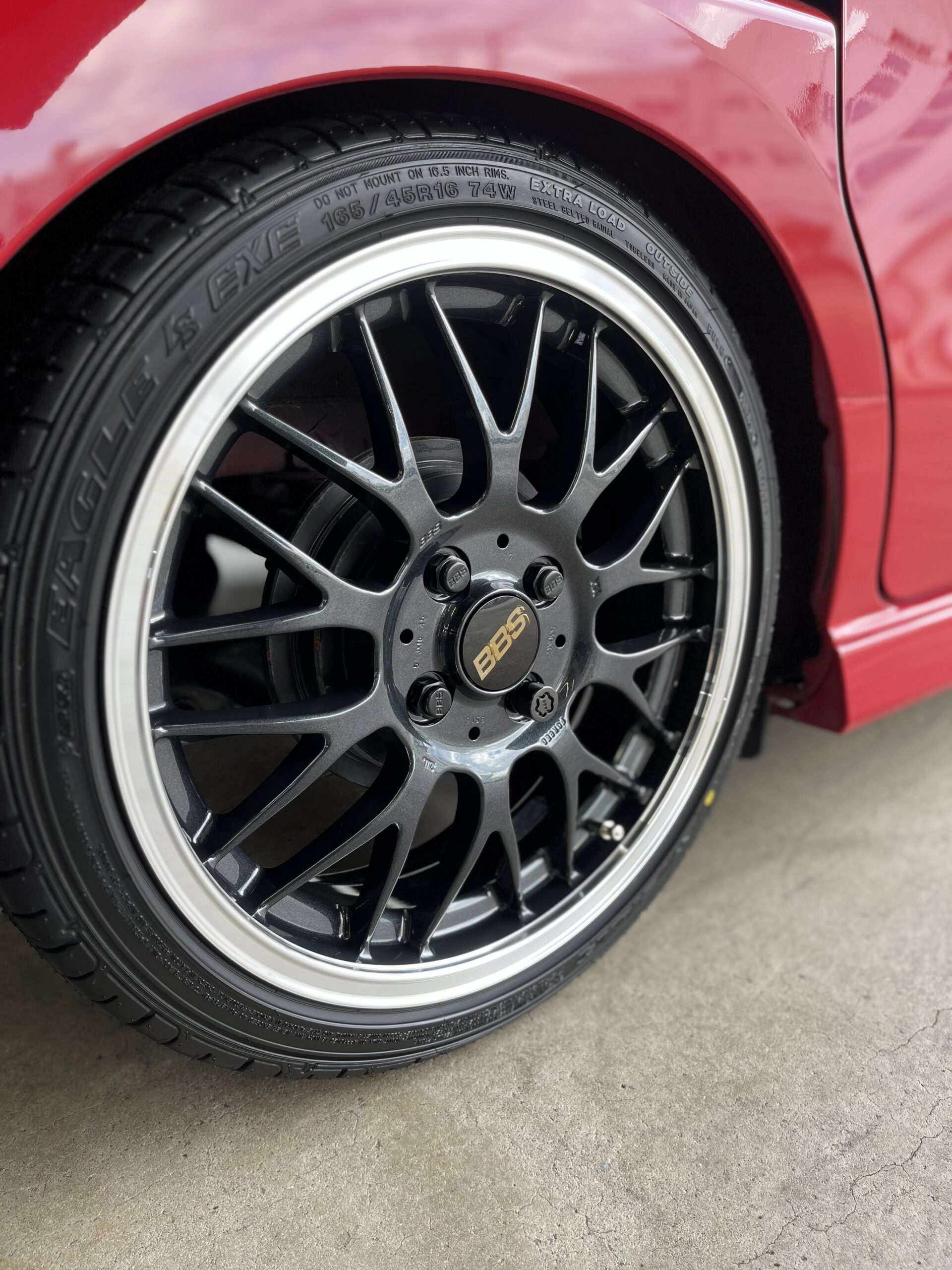 N-BOX BBS RG-F 16インチ 取付｜カルバン 野々市本店ブログ｜カルバン