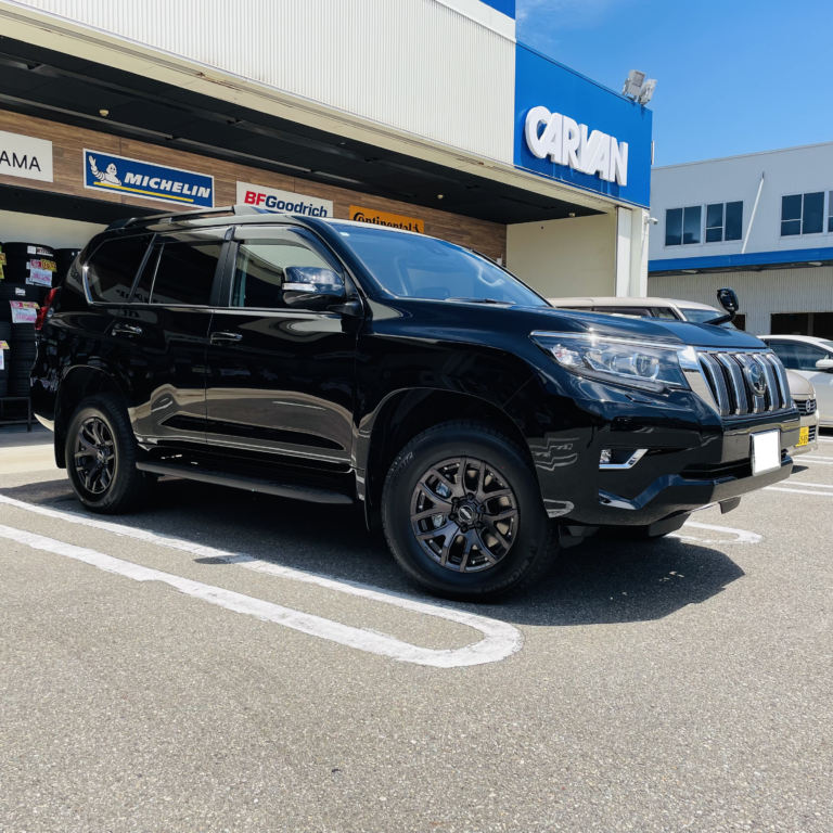 150プラド デイトナ FDX F6 GAIN 17インチ 取付｜カルバン 野々市本店ブログ｜カルバン