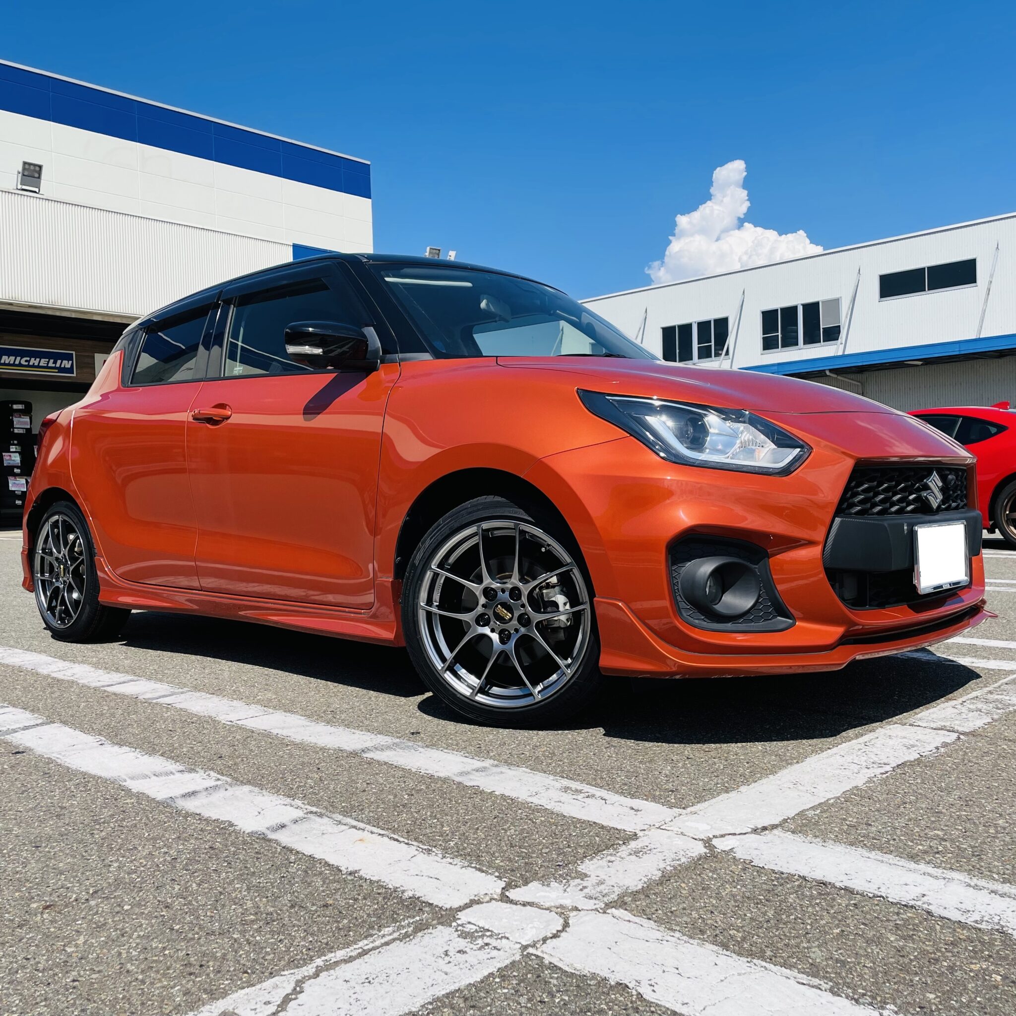 スイフトスポーツ ZC33S BBS RF 17インチ取付｜カルバン 野々市本店ブログ｜カルバン