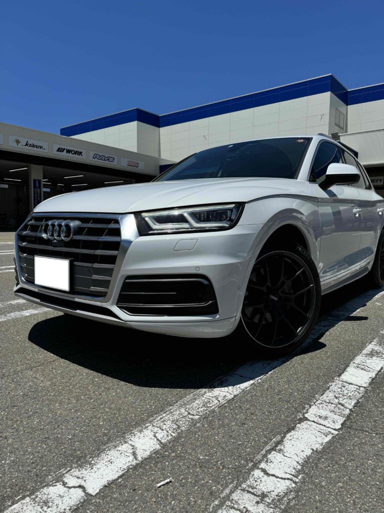 AUDI Q5 RAYS VOLK RACING G025 取り付け！｜カルバン 野々市本店ブログ｜カルバン