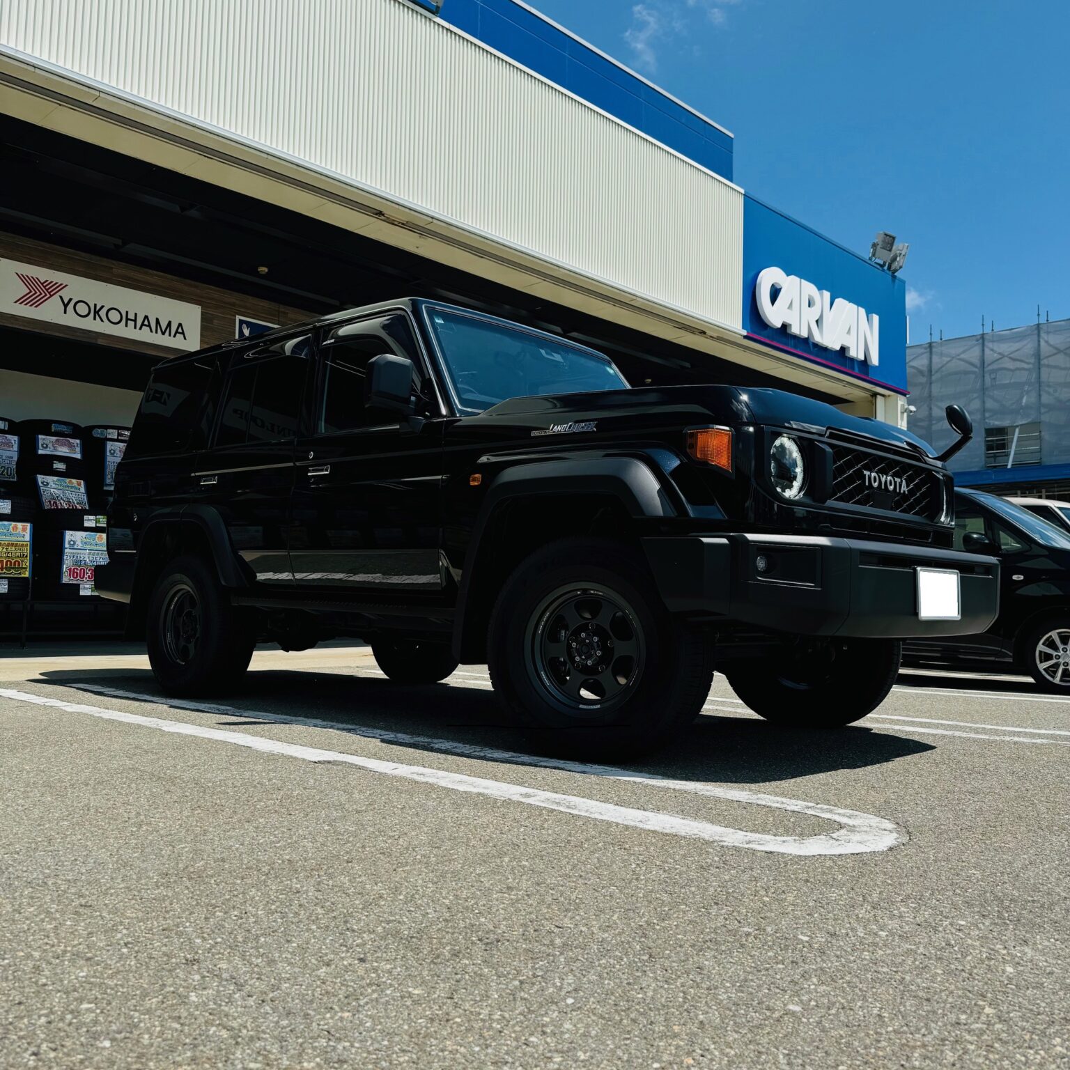 70ランクル ボルクレーシング TE37XT LTD 取付！｜カルバン 野々市本店ブログ｜カルバン